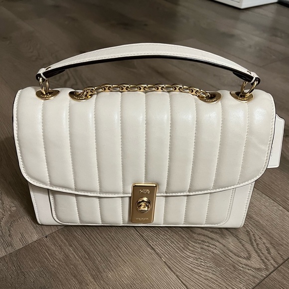 Bags | Lane Shoulder Bag With Puffy Linear Quilting | Poshmark